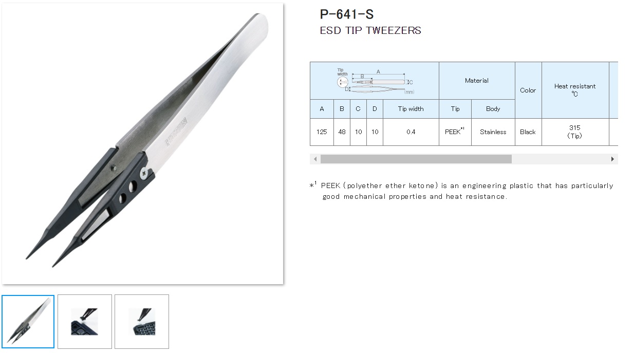 Ichiban Precision Sdn Bhd - Hozan - HOZAN ESD TIP TWEEZERS